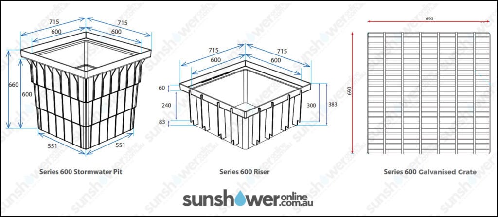 Everhard Series 600 Stormwater Pits & Grates 💧 SunshowerOnline