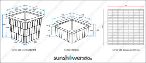 Everhard Series 600 Stormwater Pits & Grates 💧 SunshowerOnline